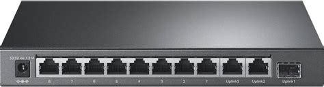 TP Link 8 Port 10 100Mbps 3 Port Gigabit Desktop Switch With 8 Port PoE 65W Isolation Mode