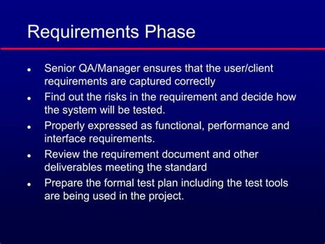 Software Verification And Validation Ppt