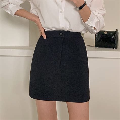 베니토 S L 대박신축성마네킹핏♥보풀x Made 쫀득 미니 H라인 스커트 봄간절기데일리미니스커트데일리룩스판 위시버킷