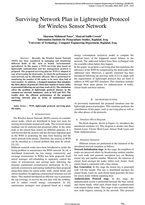 Pdf Proposed Simulator Based On Developed Lightweight Authentication And Key Management