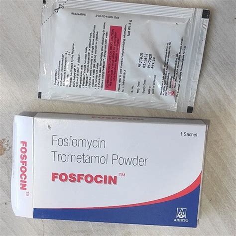Fosfocin Fosfomycin Trometamol Powder Packaging Size 8 Gm At ₹ 349 Box In Hyderabad