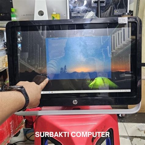 Jual AIO ALL IN ONE PC HP I3 RAM 8GB SSD 256GB 22 INCH TOUCHSCREEN MURAH Jakarta Timur