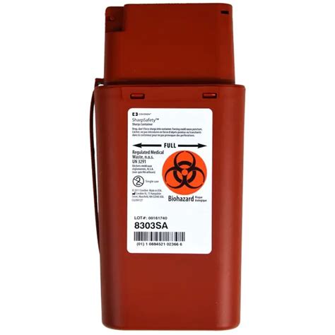 Covidien Sharpsafety™ Transportable Sharps Container Diamedical