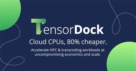 CPU Cloud For HPC TensorDock