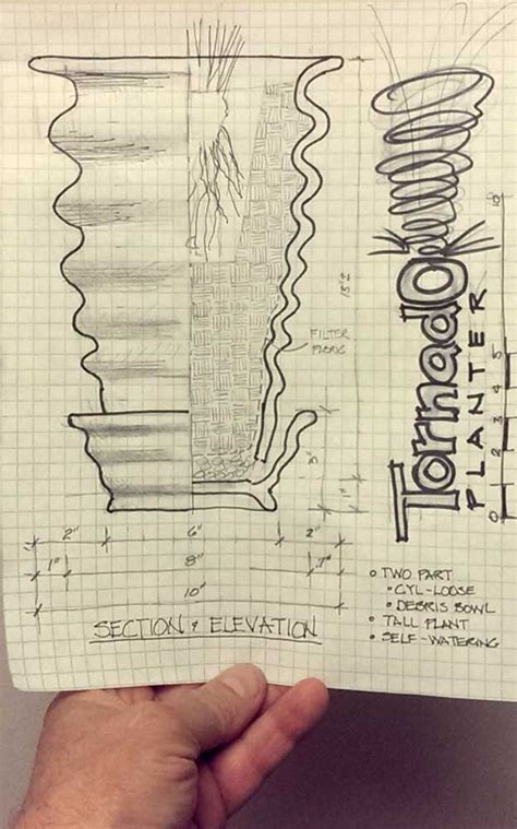 Tornado Metaphor Planter Browse Member Galleries Ceramic Arts Daily