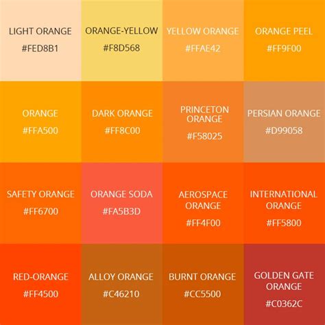 Light Orange Color Code