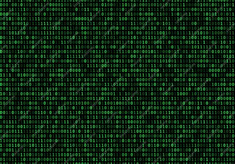 Premium Vector Streaming Binary Code Background