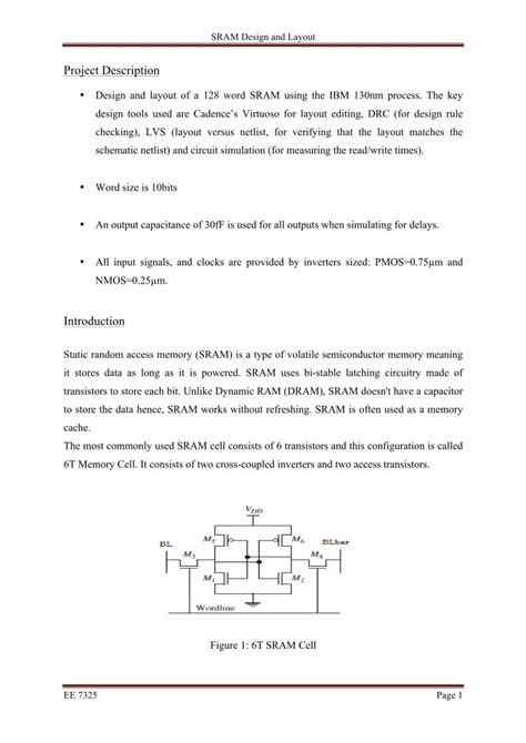 PDF SRAM Design DOKUMEN TIPS
