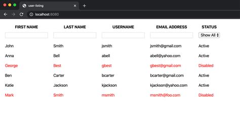 Javascript Need A Text Filter Per Column In Vuejs Stack Overflow
