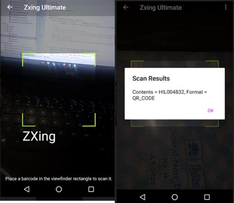 Java How To Start Scanner Using The Flashlight With Zxing Stack