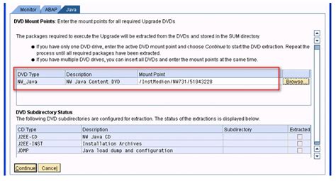 Solved Sum 10 Sp07 Java Upgrade Cds Have Not Been Mou Sap