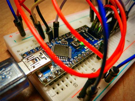 Arduino Breadboard Cables Circuit Electronics Microcontroller 4k