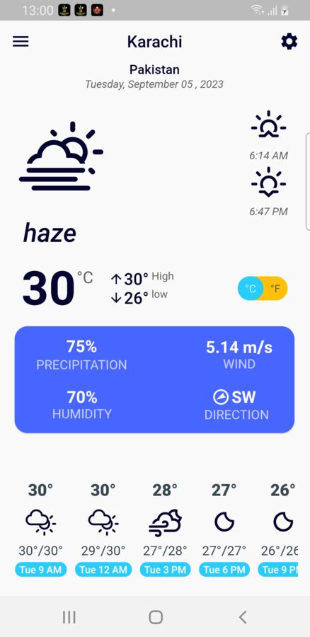 Flutter Weather Stream App By Awaisdev5765 Codecanyon