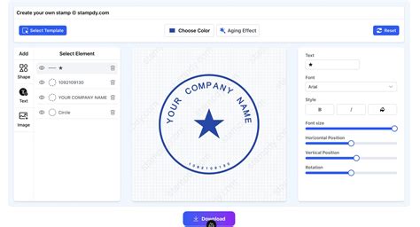 Online Stamp Maker Design Custom Stamps Instantly Stampdy