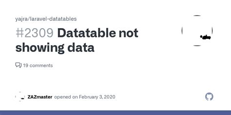 Datatable Not Showing Data Issue 2309 Yajra Laravel Datatables