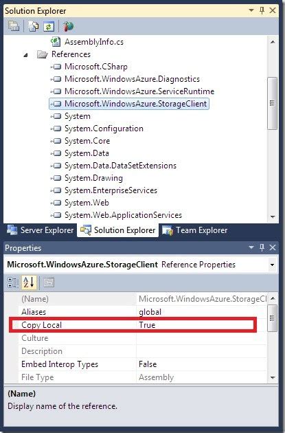Project 31 A Missing Windows Azure Assemblies