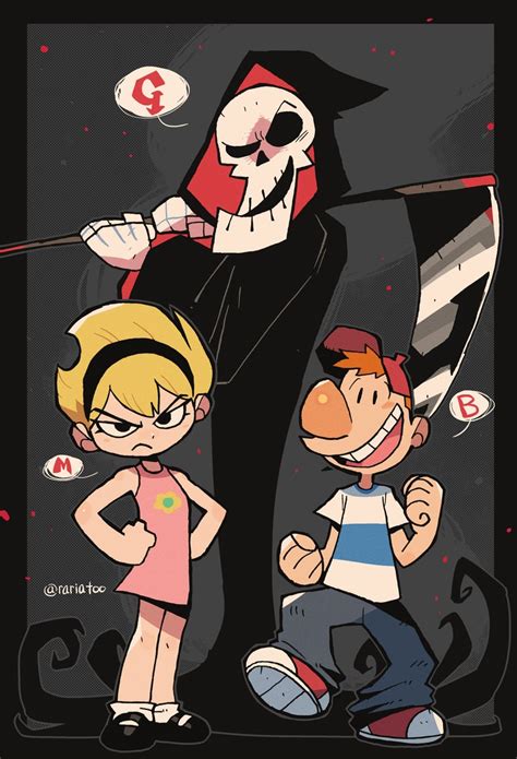 Mandy Grim And Billy The Grim Adventures Of Billy And Mandy Drawn By