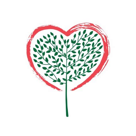 Valentine Tree Royalty Free Vector Image VectorStock Valentine Tree Royalty Free Vector Image VectorStock