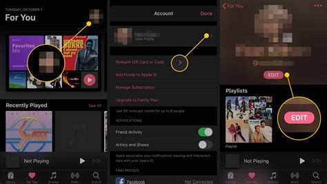 Change Profile Picture Name Or Nickname In Apple Music