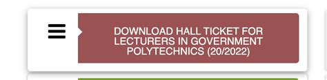 Tspsc Polytechnic Lecturer Hall Ticket 2023 Out Download Link