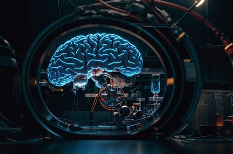 Premium Ai Image Neuroscience Laboratory