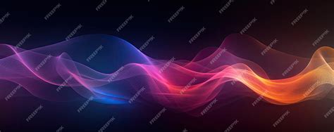 premium ai image minimalistic abstract background with dynamic data streams and flowing lines