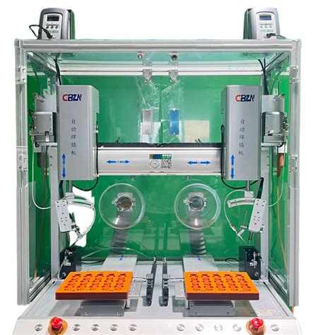 ruibo double head fully automatic soldering robot machine automatic