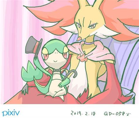 Fancy Phox And Snek R Delphox