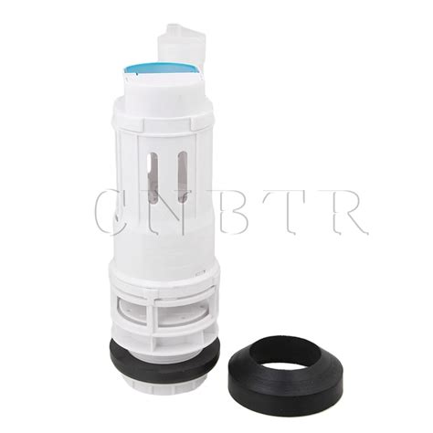 CNBTR ABS Toilet Cistern Dual Flush Push Button Valve With Adjustable Base In Valve From Home