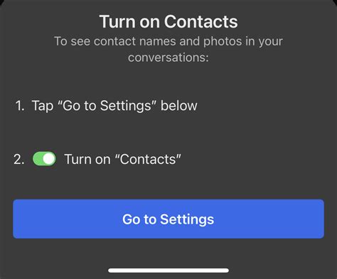 Signal Does Not Request Contacts Permission Again After Resetting Ios