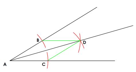 Bisecting An Angle Technical Graphics