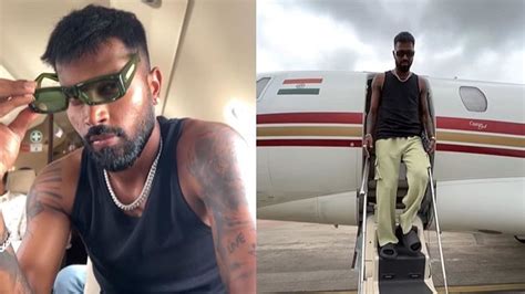 Hardik Pandya Shows His Life In A Video From Private Jet To Bowling