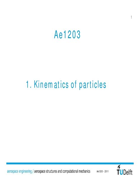 kinematics of particles pdf acceleration euclidean vector