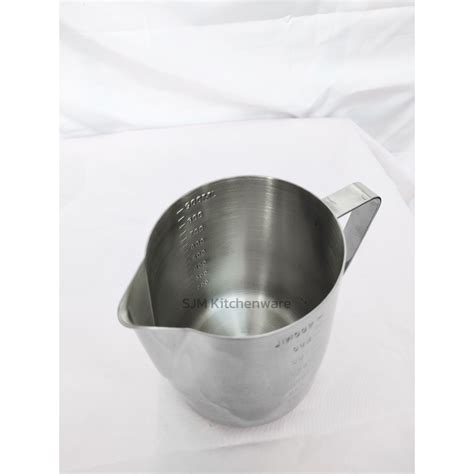 เหยือกสแตนเลสตีฟองนม304 ขนาด900ml Sjm Kitchenware Thaipick