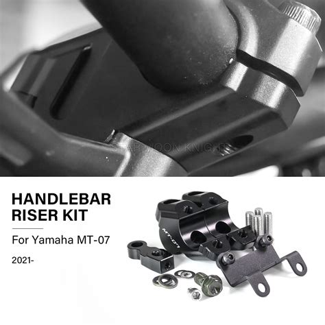For YAMAHA MT 07 MT07 2021 Motorcycle With Offset Handlebar Riser Kit Clamp Brakehose Extension