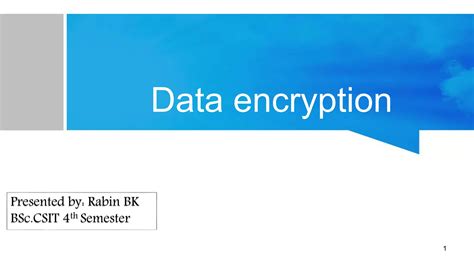data encryption in database management system pptx databases