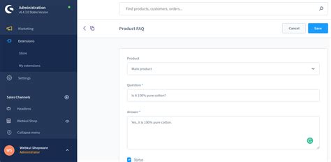 Shopware Faq Module Knowledge Base Extension