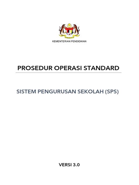 Sop Sps V3 Pdf Sop Sps V3 Pdf
