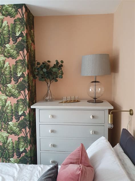 Beautiful Bedroom With Farrow And Ball Setting Plaster Pavillion Grey