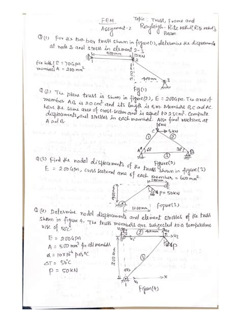 Finite Element Method Assignment Pdf