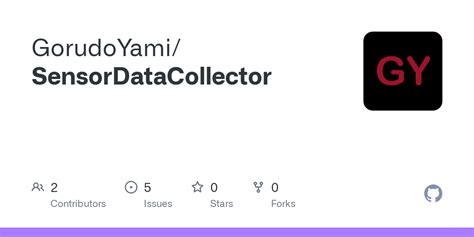 Github Gorudoyami Sensordatacollector