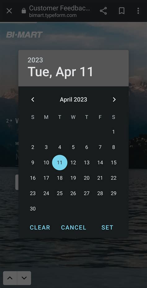 desktop vs mobile date picker community