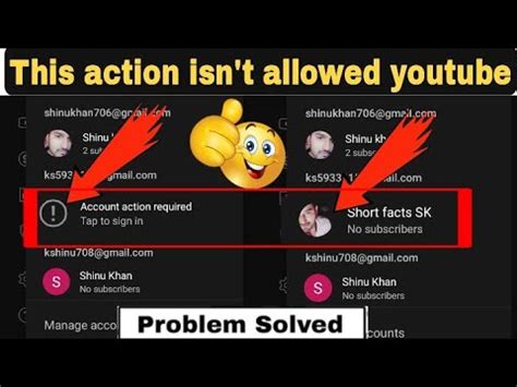 This Action Isn T Allowed Youtube How To Recover Suspend Youtube Channel Problem Solved