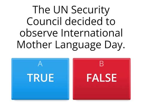 True False Quiz