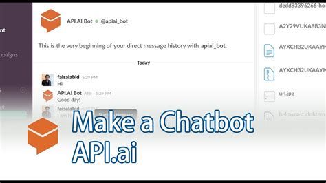 How To Make A Chatbot With Dialogflow Apiai Youtube