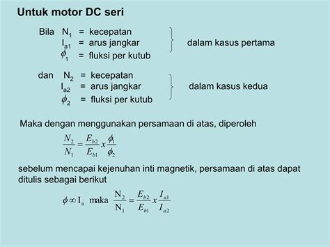 Motor Dc The Definition Characteristics And Functionppt