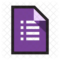 Google Form Icon Download In Colored Outline Style