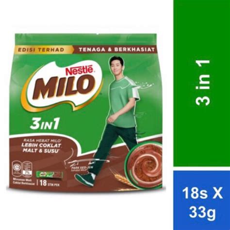 Jual Milo Malaysia Stick 33 Gram Isi 18 Sachet Shopee Indonesia