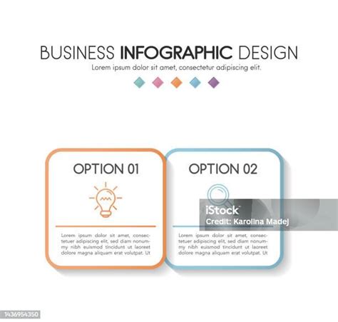 2 단계의 인포 그래픽 템플릿입니다 간단한 다이어그램 벡터 두 물체에 대한 스톡 벡터 아트 및 기타 이미지 두 물체 인포그래픽 3차원 형태 Istock