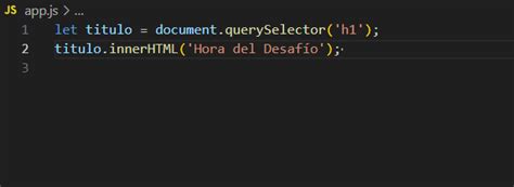 DUDA Sobre Conexión JS con HTML Desafío Hora de practicar Lógica de programación explorar